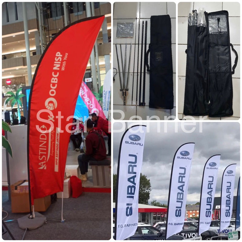 Jual Flag banner-flying banner-beach flag-feather flag-teardrop flag ...