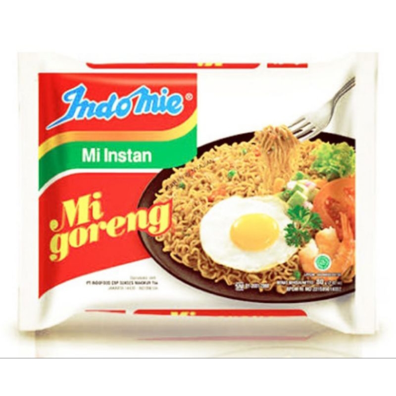 Jual MIE INSTAN INDOMIE MI GORENG 80g (10 BUNGKUS) | Shopee Indonesia
