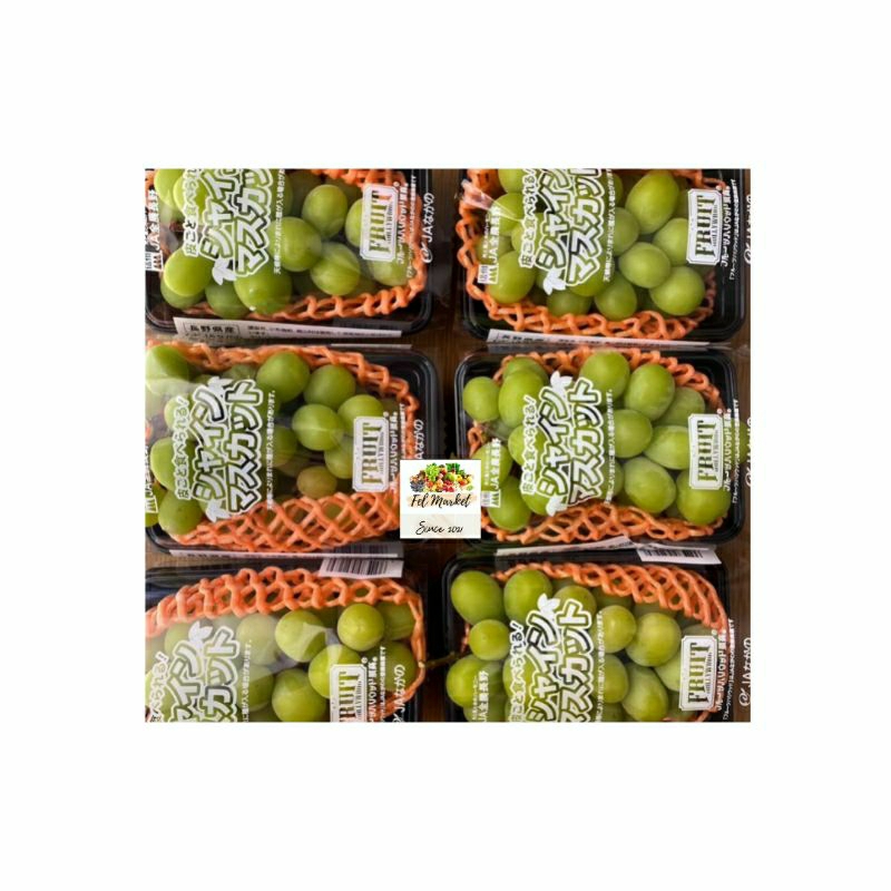 Jual Anggur Shine Muscat Japan original | Buah anggur Muscat Jepang ...
