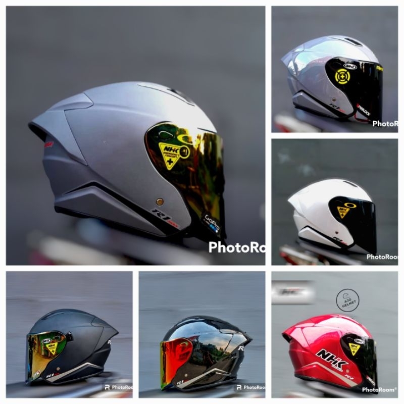 Jual HELM NHK R1 MAX DOBLE VISOR & R1 ELITE SOLID SINGLEVISOR ORIGINAL,PAKET GANTENG DAPAT 2 ...