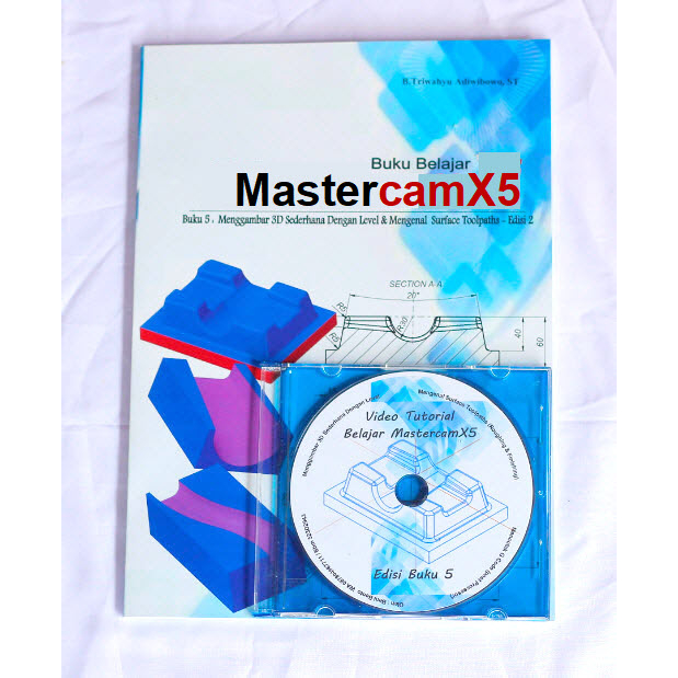 Jual Buku Mastercam X5 Mill 5 + Dvd Tutorial | Shopee Indonesia