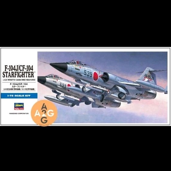 Jual Model kit Hasegawa 1/72 F-104/CF-104 Starfighter | Shopee Indonesia