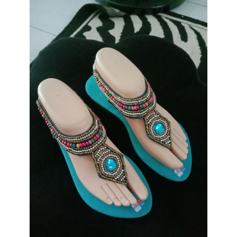 Jual Sendal Etnik Bali/sendal monte/sendal santai/sendal Bali/sendal ...