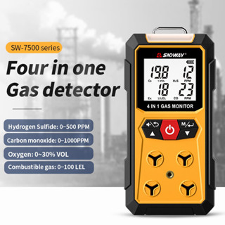 Jual Sndway Gas Detector 4 In 1 Co H2s O2 Combustible Gas Sensor Sw 7500a Alat Deteksi Gas ...