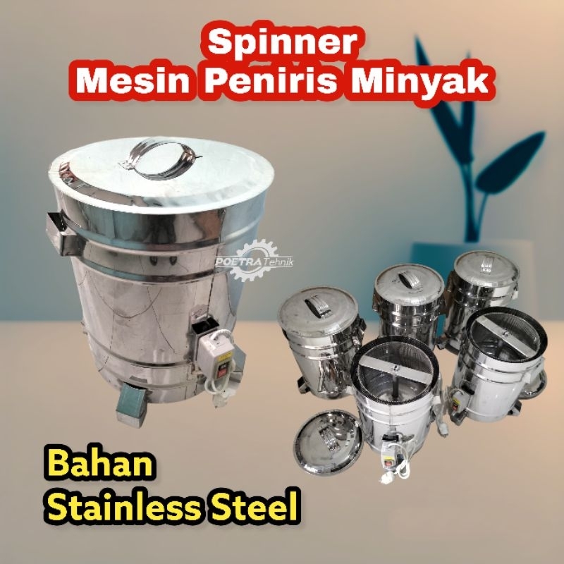 Jual Mesin Peniris Minyak Kapasitas 5kg - Spiner Penyaring Tiris Minyak ...