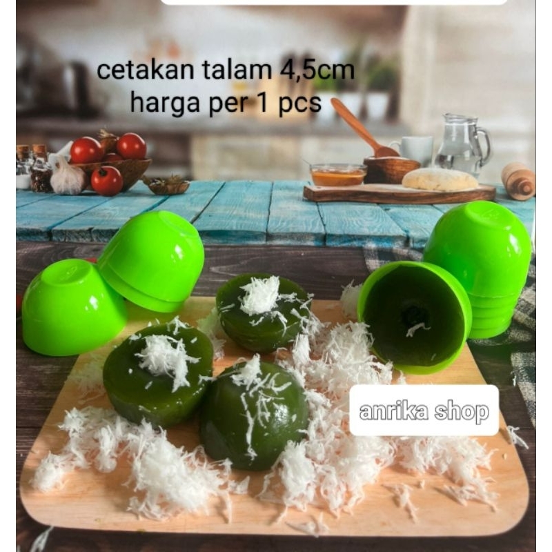 Jual 12pcs Cetakan kue talam hijau / pudding telur ceplok | Shopee ...