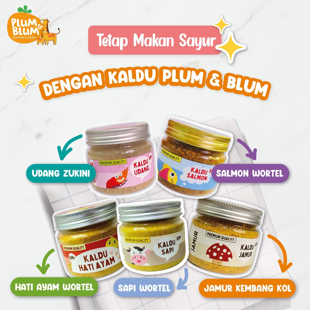Jual Plum & Blum Kaldu Mpasi Kaldu Sapi Kaldu Ayam Kaldu Jamur Kaldu ...