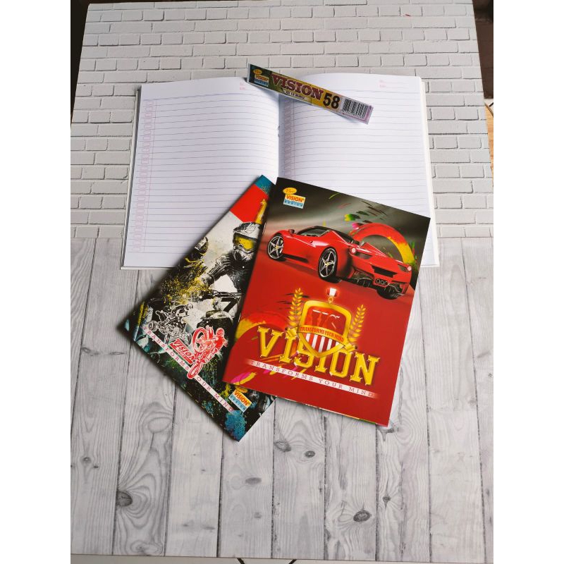 Jual buku tulis VISION 58 lembar isi 5 buku | Shopee Indonesia