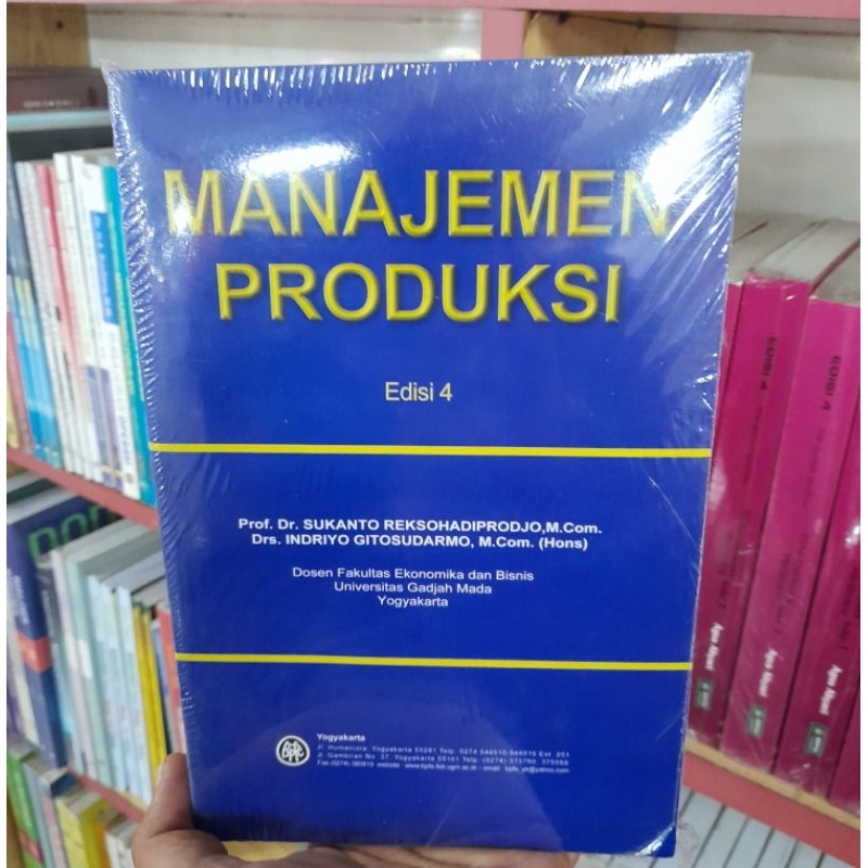 Jual Manajemen Produksi - Sukanto Reksohadiprodjo Buku Original BPFE ... Jual Manajemen Produksi - Sukanto Reksohadiprodjo Buku Original BPFE ...