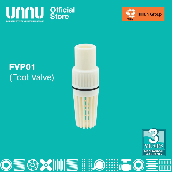 Jual FOOT VALVE UNNU 1/2", 3/4" & 1" inch FVP01 TUSEN + FILTER SARINGAN ...