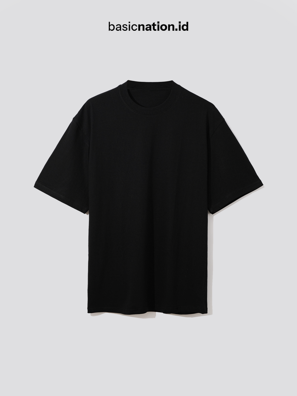 Jual BASICNATION Kaos OVERSIZE Hitam Polos Premium Cotton Combed 30s ...