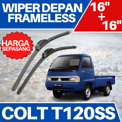 Jual WIPER WIFER MITSUBISHI COLT T120SS KIRI KANAN SEPASANG FRAMLESS ...