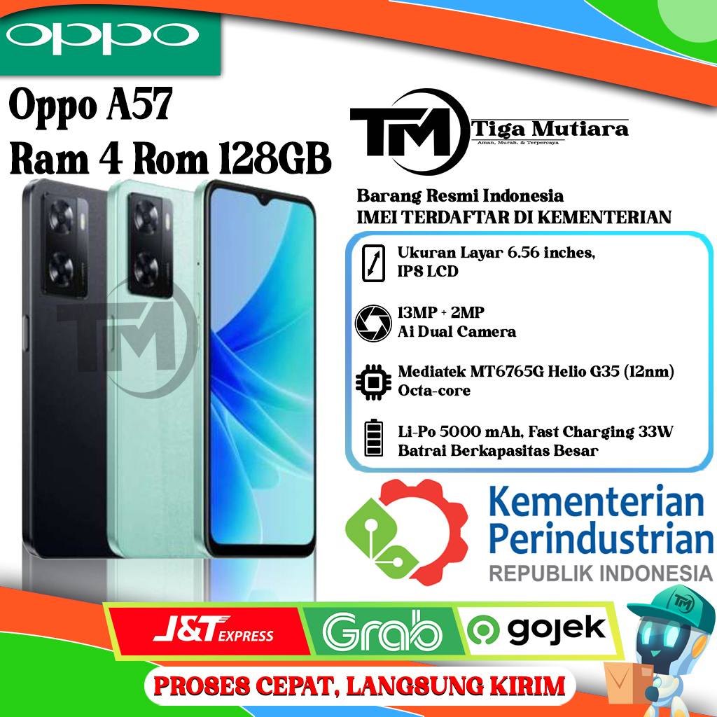 Jual Oppo A57 Ram 4 Rom 128GB | Shopee Indonesia