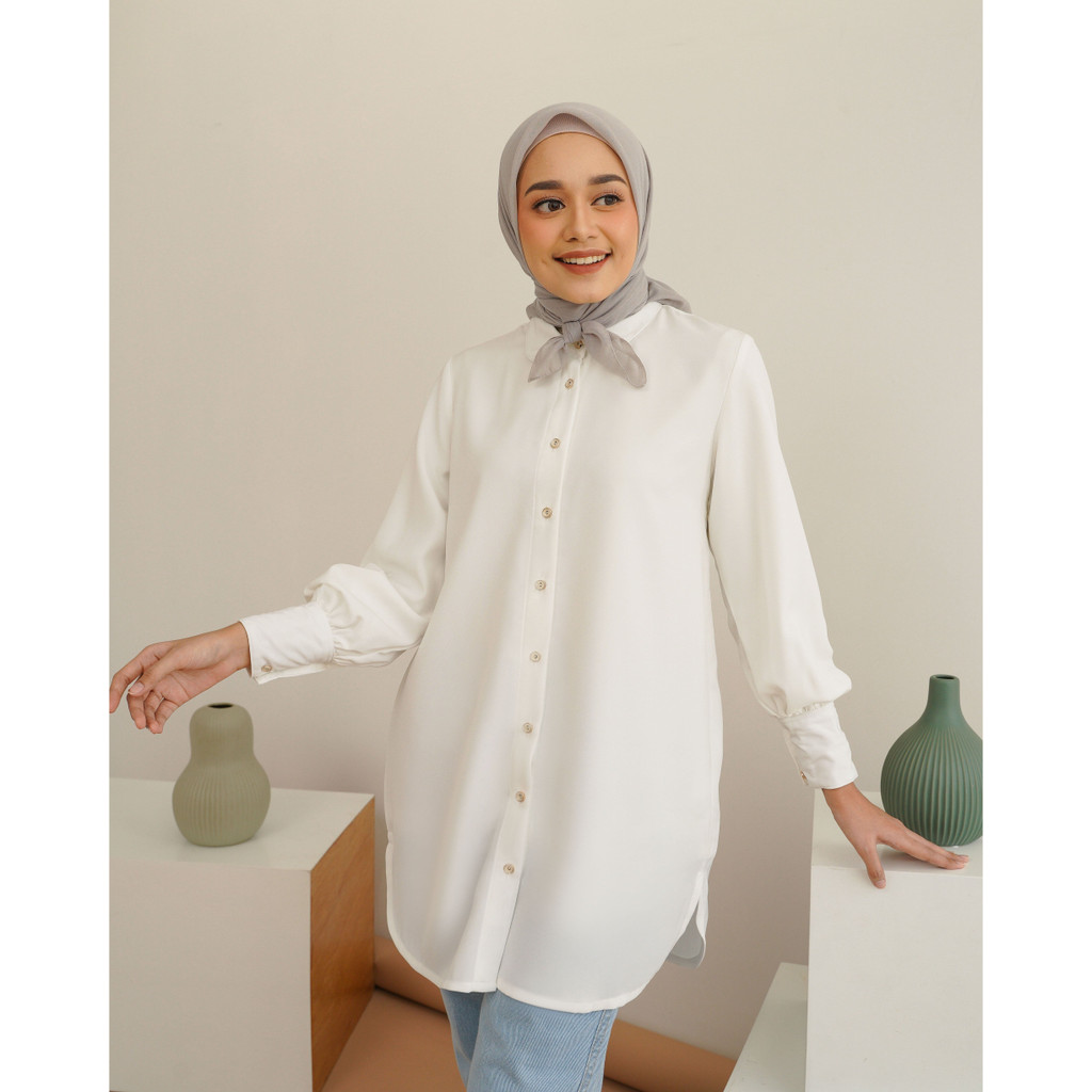 Jual Geulis.id DEWISYA TOP BASIC COLOR / KEMEJA POLOS / KEMEJA KERJA (7 ...