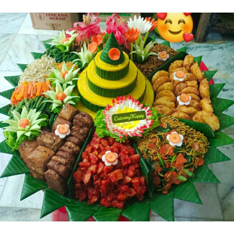 Jual Tumpeng/ Nasi tumpeng/ Tumpeng isi komplit/ Bakul liwet/ Nasi box ...