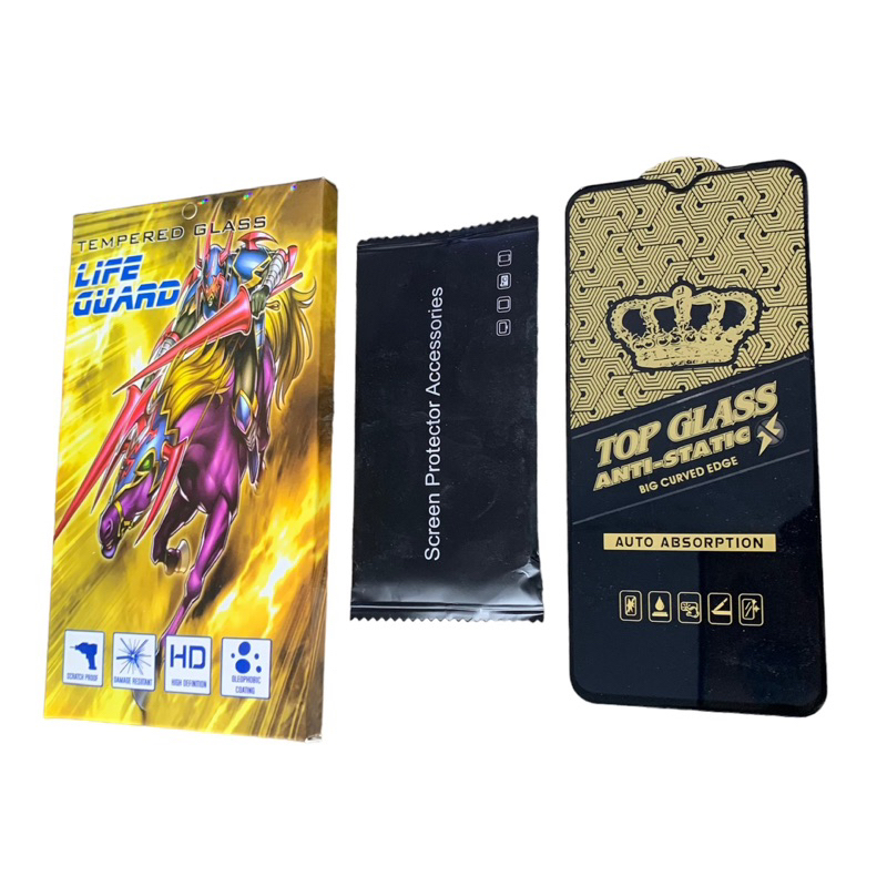 Jual TEMPERED TOP GLASS ANTI STATIC ANTI GORES HP FULL COVER ANTI DEBU ...