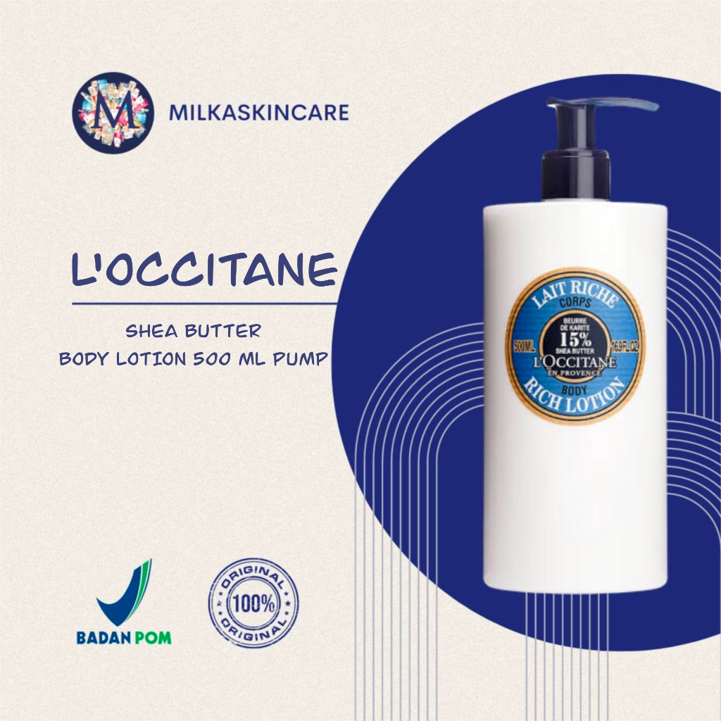 Jual LOCCITANE ULTRA RICH BODY LOTION WITH SHEA BUTTER 500ML | Shopee Indonesia