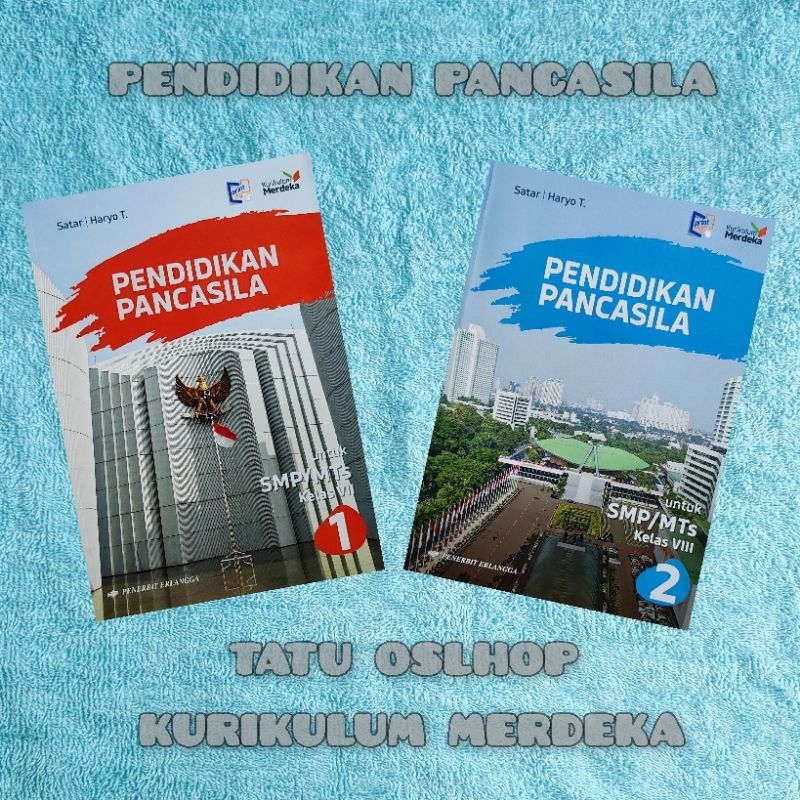 Jual Buku Kurikulum Merdeka Pendidikan Pancasila PPKn PKN SMP Kelas 7 8 VII VIII 1 2 Original ...