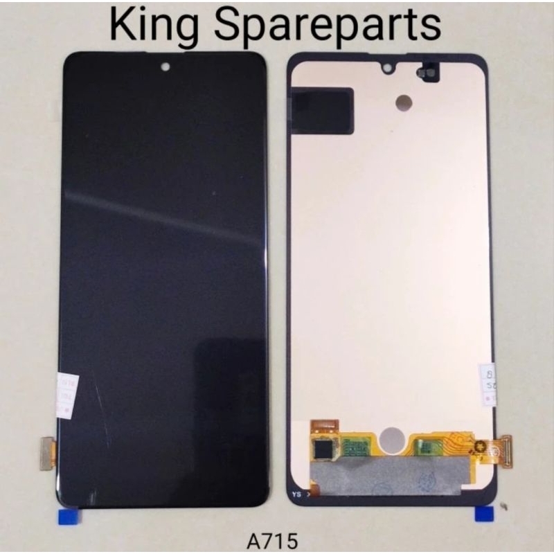 Jual LCD TOUCHSCREEN SAMSUNG GALAXY A71 A715 OLED FINGERPRINT FUNGSI SMALL GLASS | Shopee Indonesia