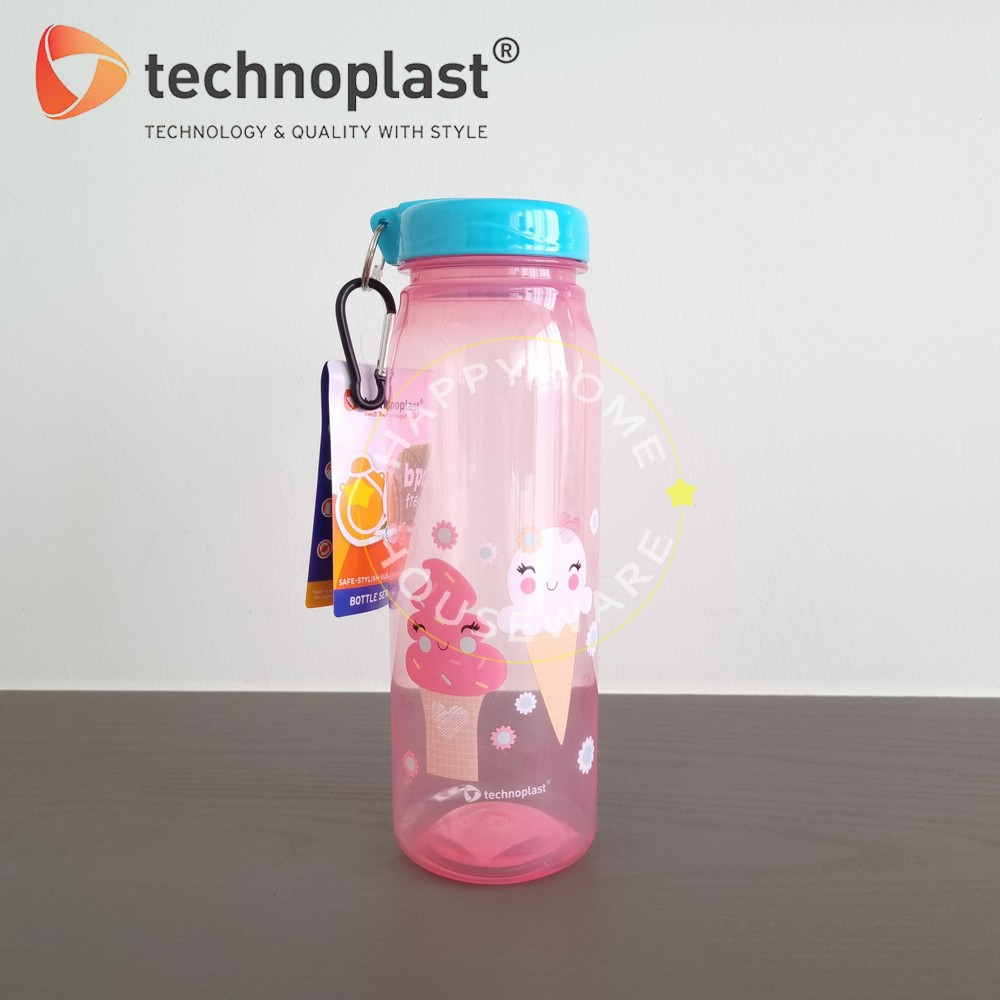 Jual TECHNOPLAST Monochrome Bottle 800ml | Botol Air Minum + Carabian ...