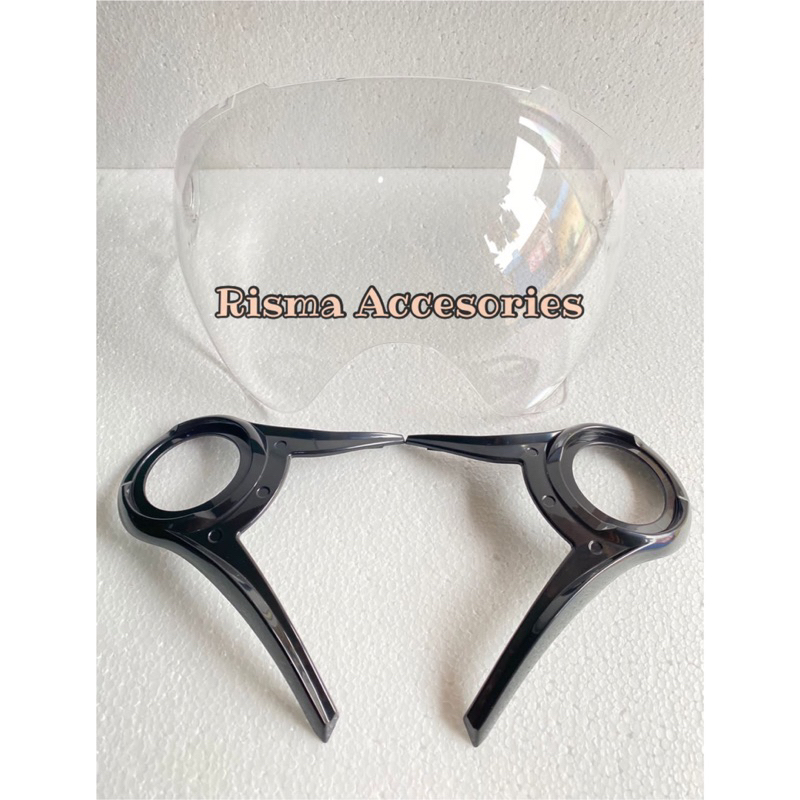 Jual Paket Kaca dan Visor Support Helm Yamaha Fazzio | Shopee Indonesia