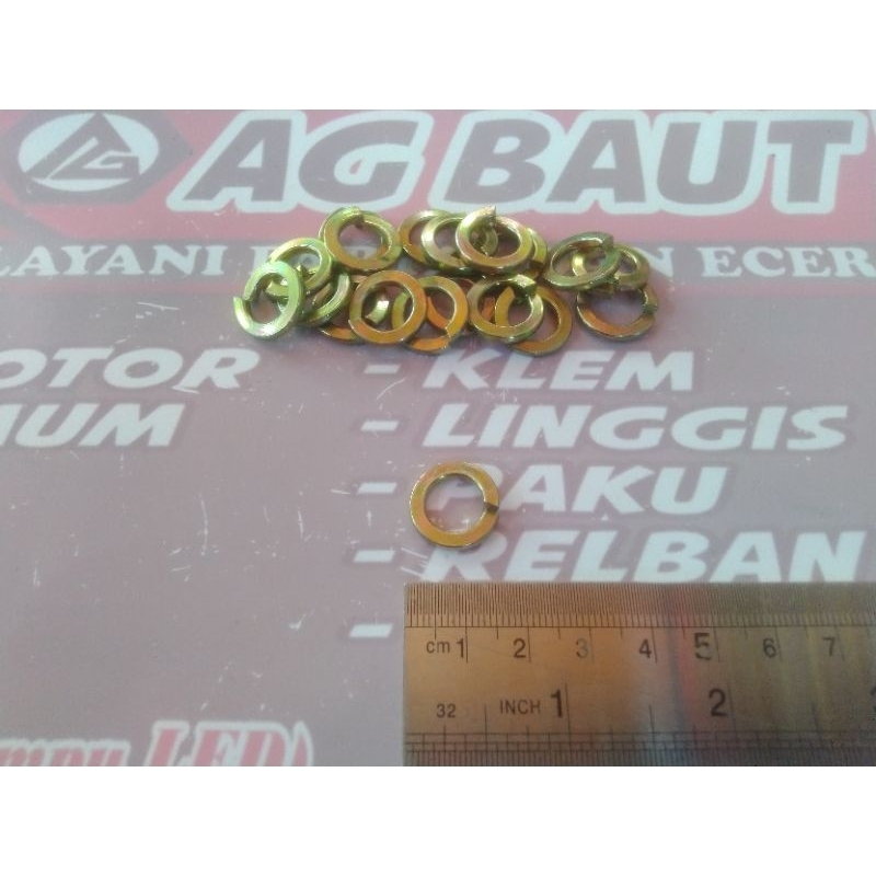 Jual Ring Per / Spring Washer M10 / Ring Ver M10 Galvanis ( Ring Per 14 ...