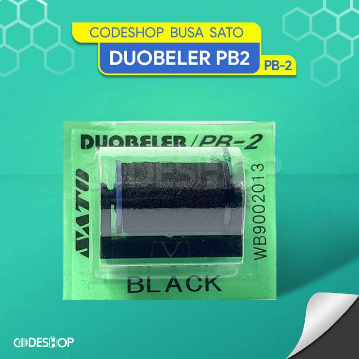 Jual Tinta Refill Hand Labeler Sato PB2-230 Busa Roll Warna Hitam ...