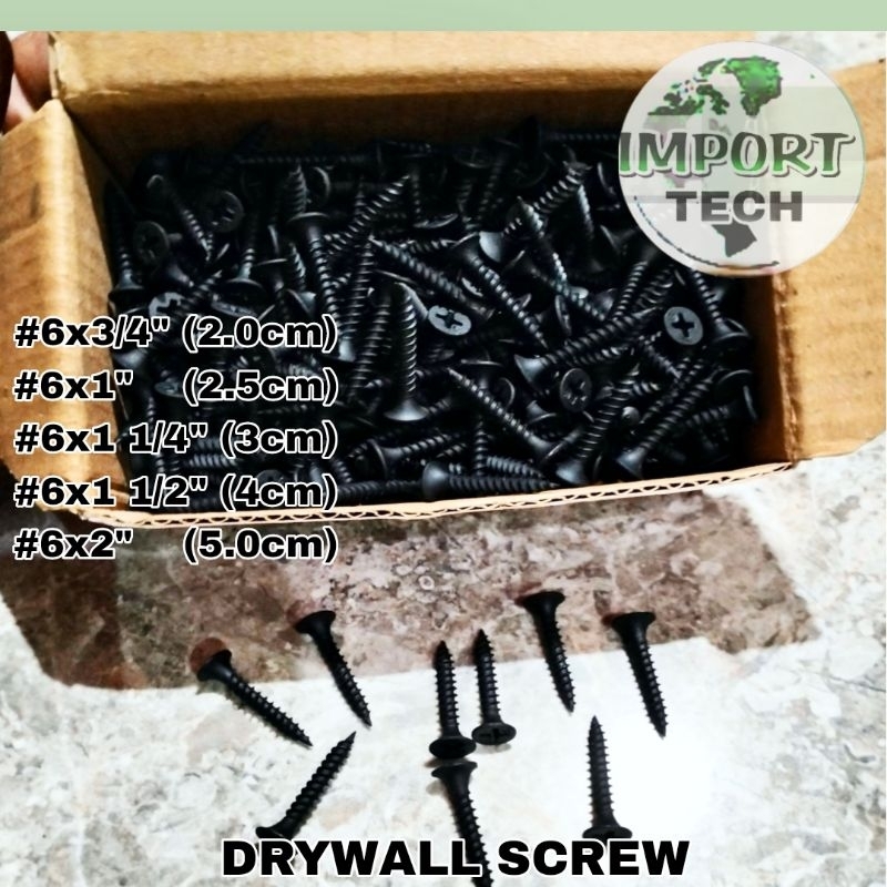 Jual [Harga per 1000gram] Sekrup Gypsum Baja / Baut Skrup Kayu Drywall Screw | Shopee Indonesia