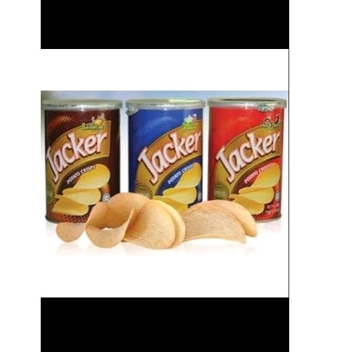Jual Jacker Potato Keripik Kentang Kaleng Snack Impor | Shopee Indonesia