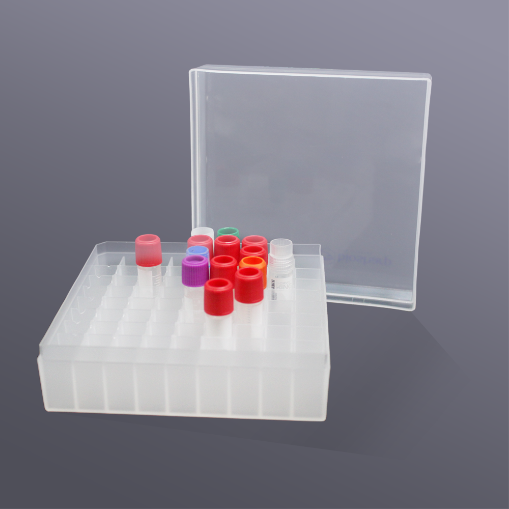Jual 2ml Polypropylene cryogenic vial box, for 81 vials, 1pcs | Shopee ...