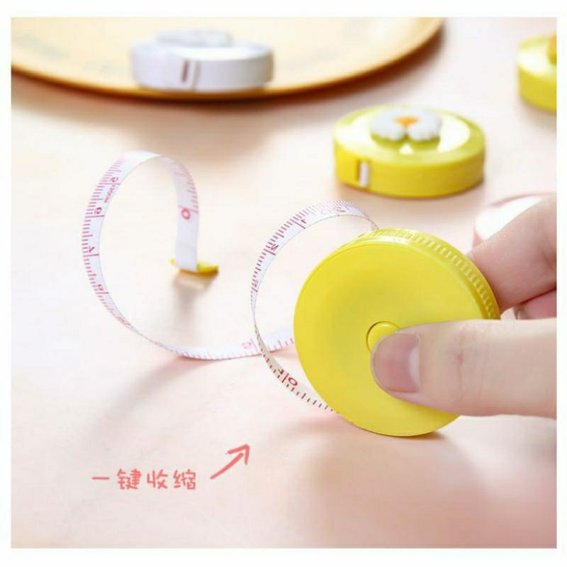 Jual meteran mini / meteran karakter / meteran baju / meteran gulung ...