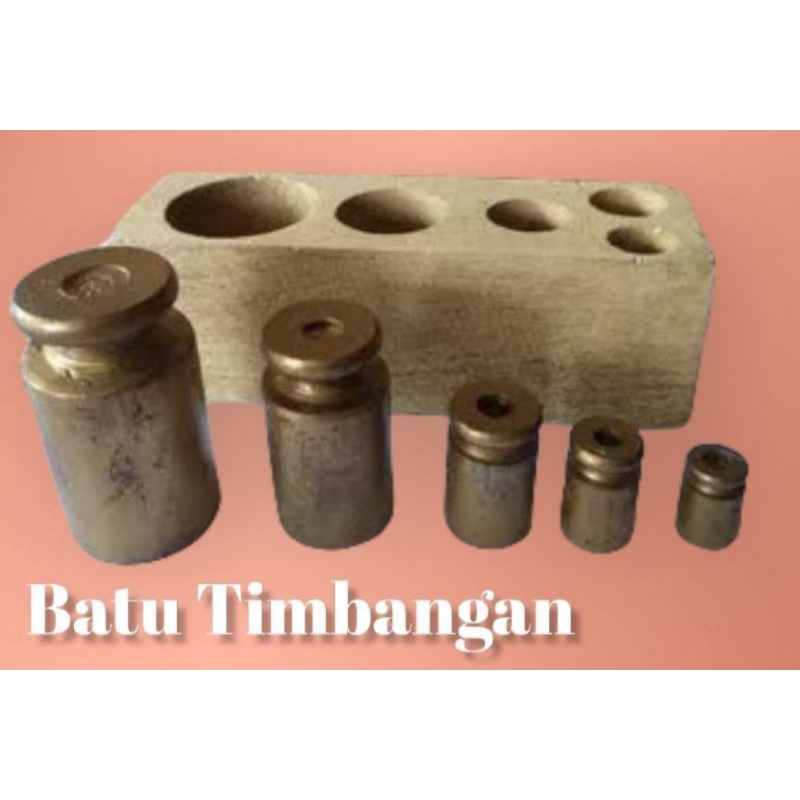 Jual Batu timbangan 1 set batu timbangan dacin | Shopee Indonesia