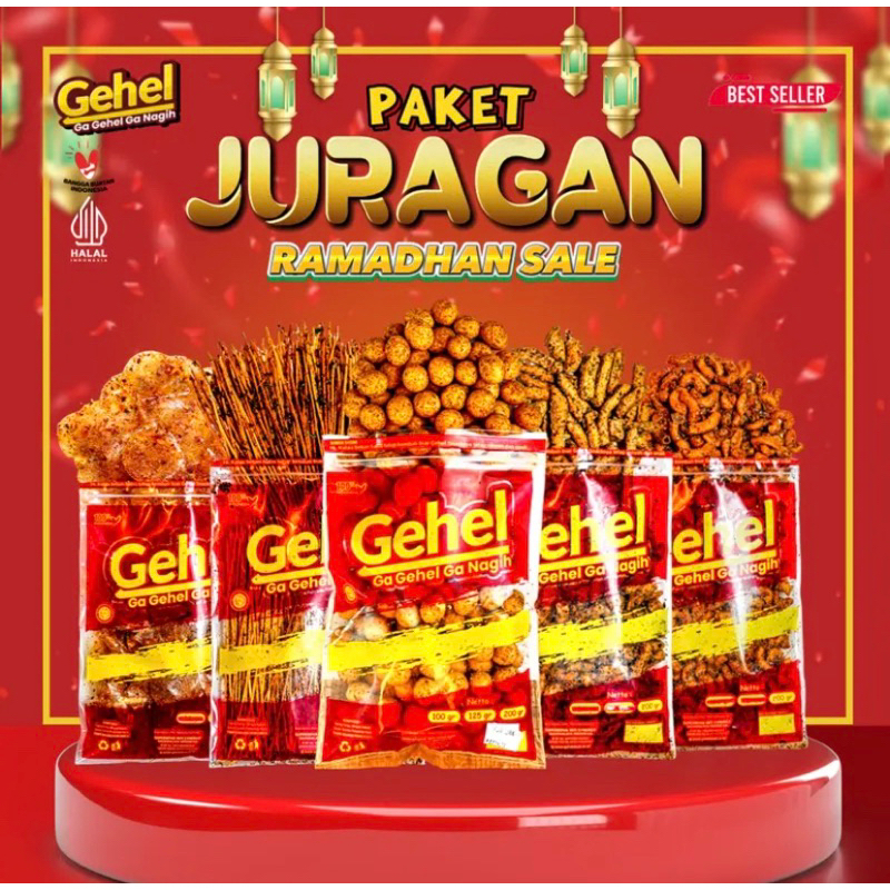 Jual [baru] Paket Bundling Juragan Mie Lidi Basreng Makaroni Krpca