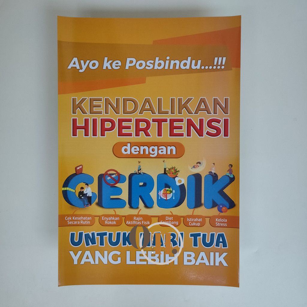 Jual Poster Kendalikan Hipertensi Dengan Cerdik - Poster Lansia PTM ...
