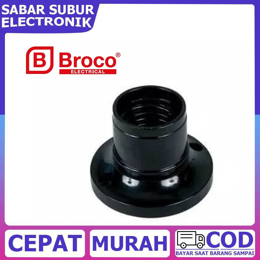 Jual Fitting Lampu plafon Hitam Broco 210L | Shopee Indonesia