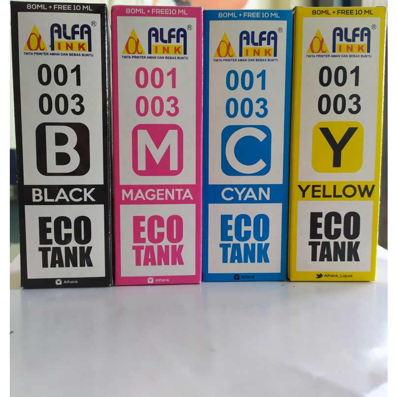 Jual Alfa ink tinta L series eco tank 80 ml | Shopee Indonesia
