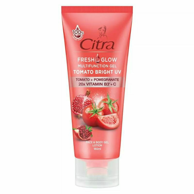 Jual CITRA Fresh Glow Gell Multifungsi Tomato Bright UV 180 ML | Shopee ...