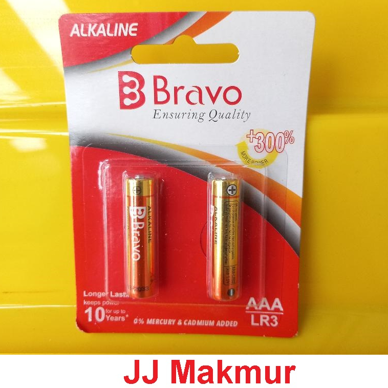 Jual Baterai Bravo Alkaline AAA LR3 dan AA LR6 isi 2 - Battery A3 dan ...