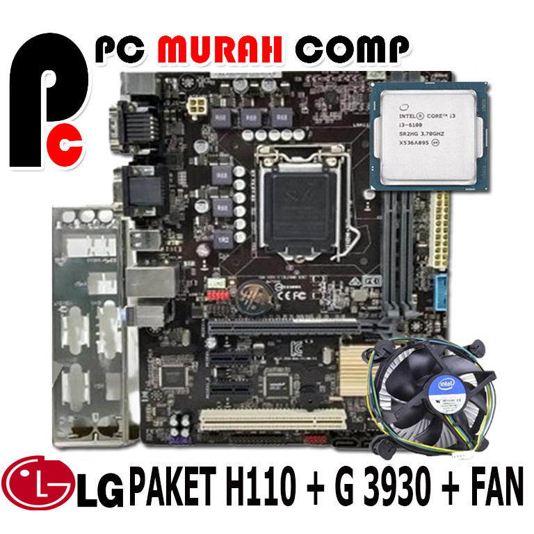 Jual PAKET MOBO INTEL LGA 1151 H110 PROCESSOR SERI G3930 DDR4 MAINBOARD | Shopee Indonesia