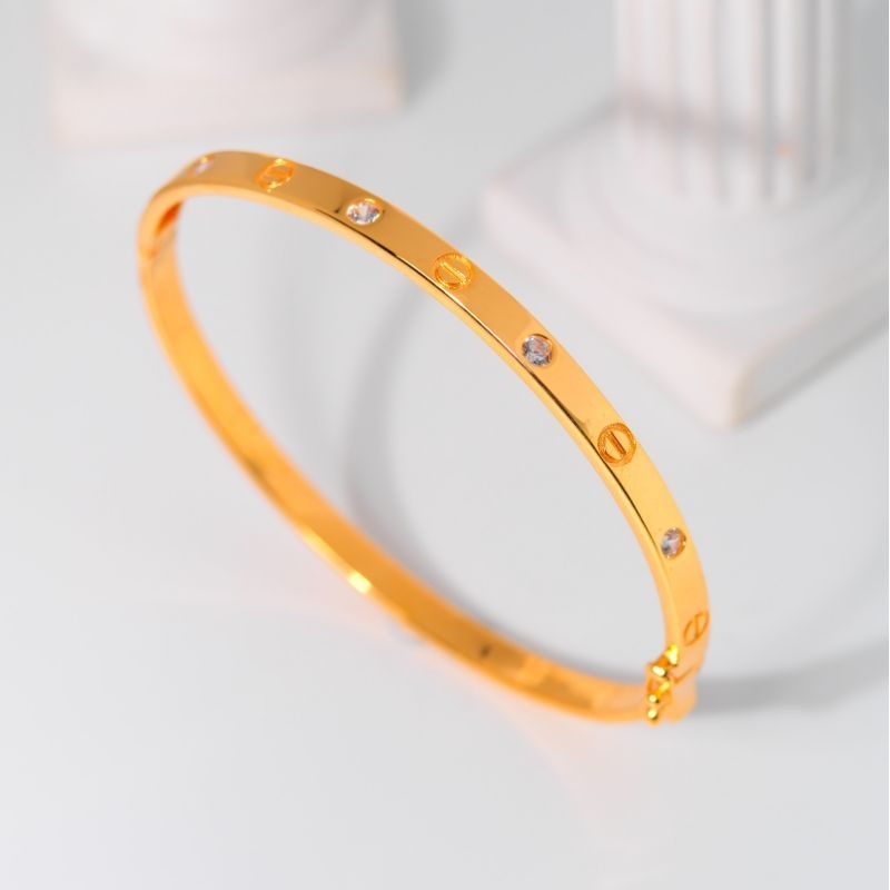 Jual Gelang Emas CRT Pipih Variasi Jeda Mata - Toko Emas Gadjah ...