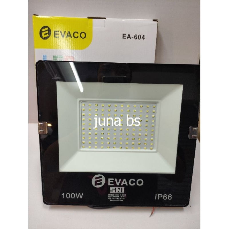 Jual Evaco Lampu Tembak LED 100w / kap lampu sorot LED 100 watt / lampu sorot outdoor 100W ...