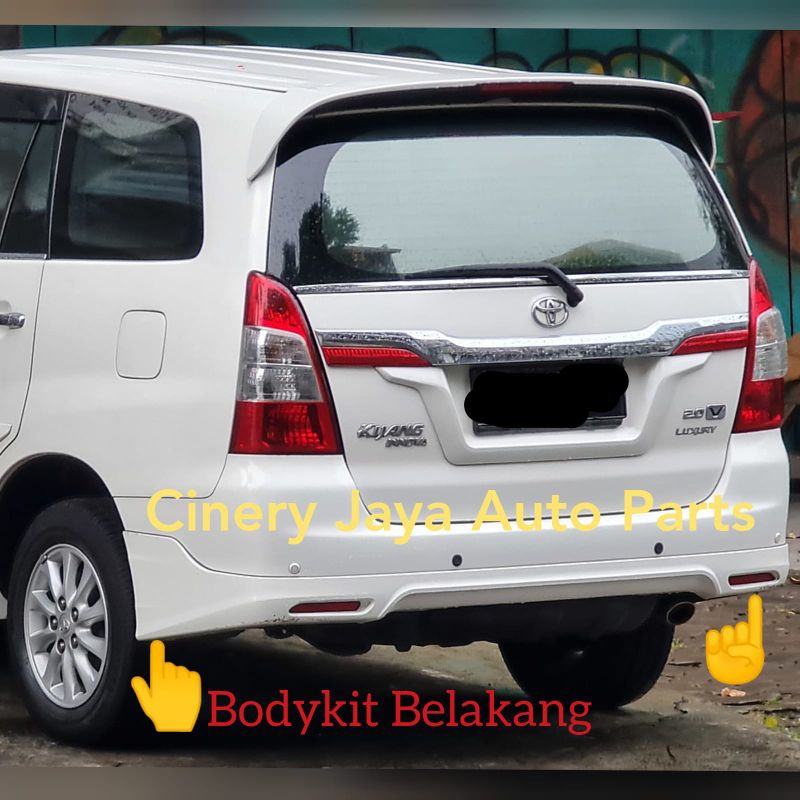 Jual BODYKIT Body Kit BEMPER Bumper BELAKANG Innova LUXURY Original ...