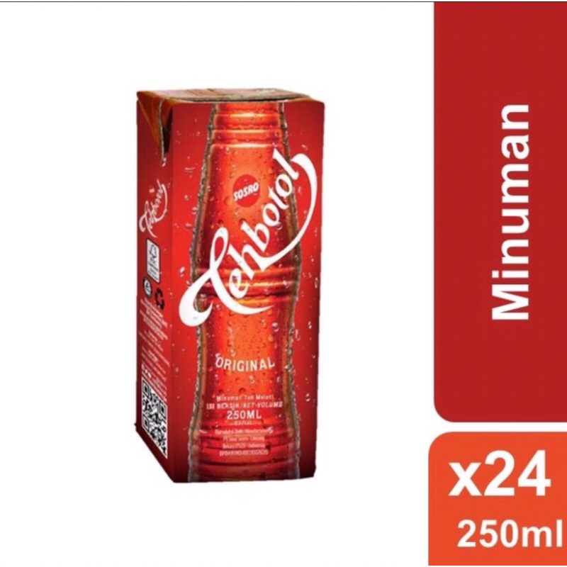 Jual Teh botol sosro kotak 250ml / 200ml / 330ml 1 dus isi 24 pcs | Shopee Indonesia