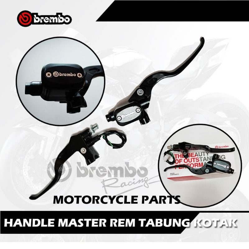 Jual HANDLE MASTER REM BREMBO TABUNG KOTAK MODEL RCB UNIVERSAL VARIO ...