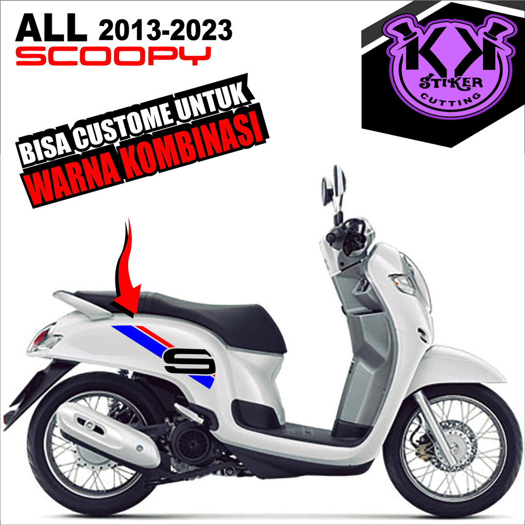 Jual STIKER CUTTING SCOOPY/SC.059/STIKER SCOOPY 2013 SAMPAI 2022/STIKER ...