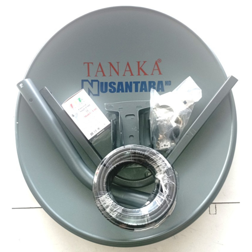 Jual Dish Parabola Offset 45cm TANAKA berikut LNB dan Kabel | Shopee ...