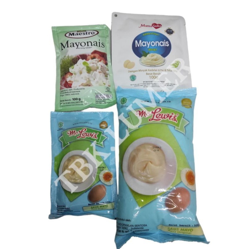 Jual MAYONAIS KEMASAN 100gr, 200gr repack DAN 500gr/MAYO/MAYONES ...