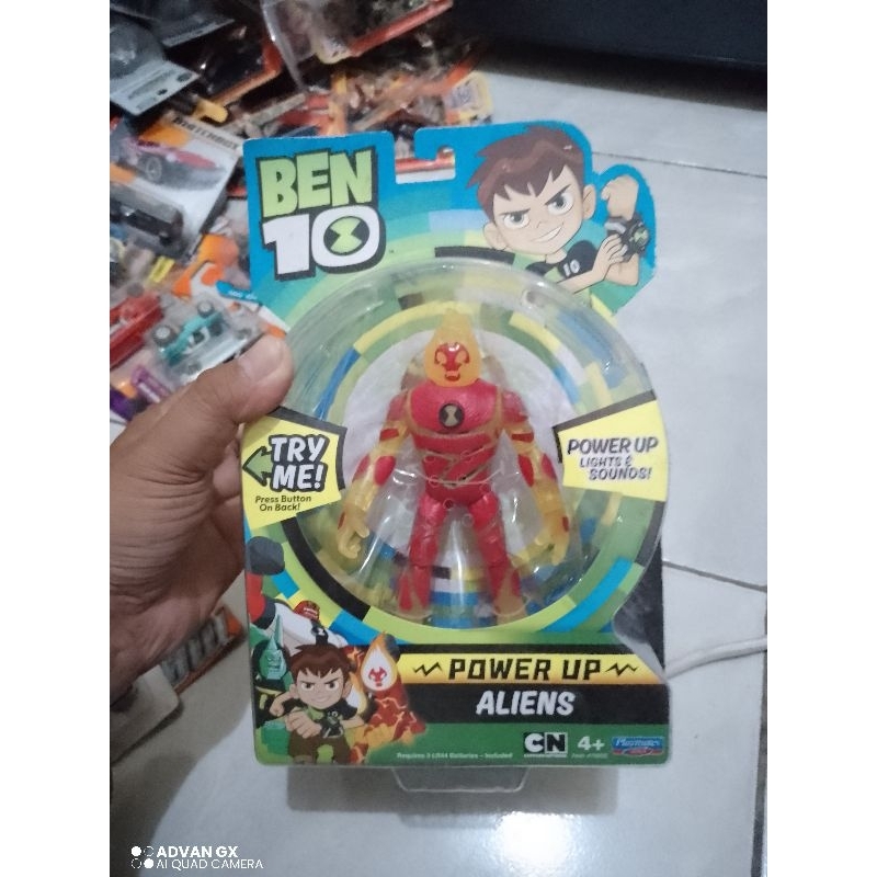 Jual figure Ben 10 power up aliens ORI playmates | Shopee Indonesia