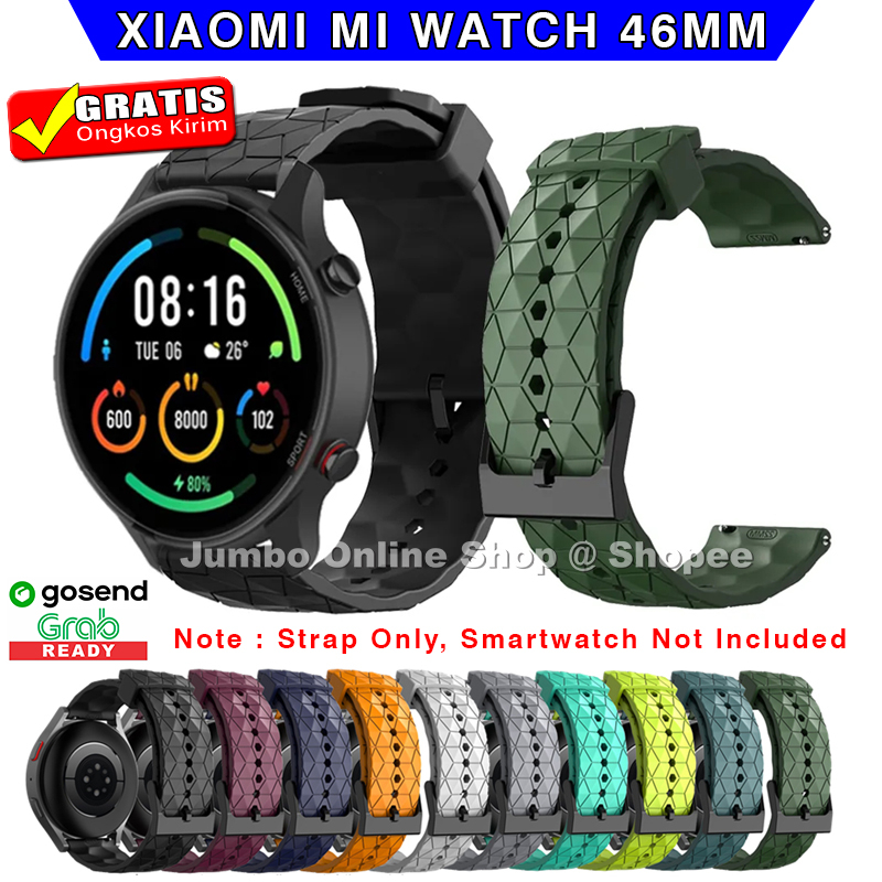 Jual STRAP TALI JAM XIAOMI MI WATCH 46MM MODEL 3D CUBES SPORT RUBBER | Shopee Indonesia