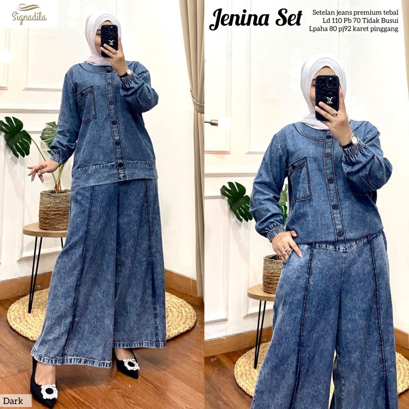 Jual Jenina set by signadila//Penguin set by nania//SET BY ANA HIJAB ...